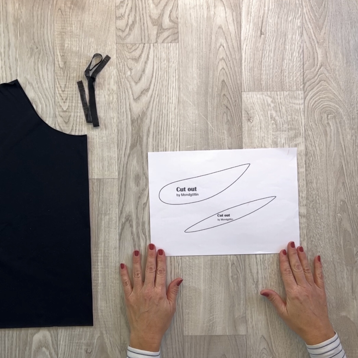 Mondgöttin - 2 Templates CUT OUT